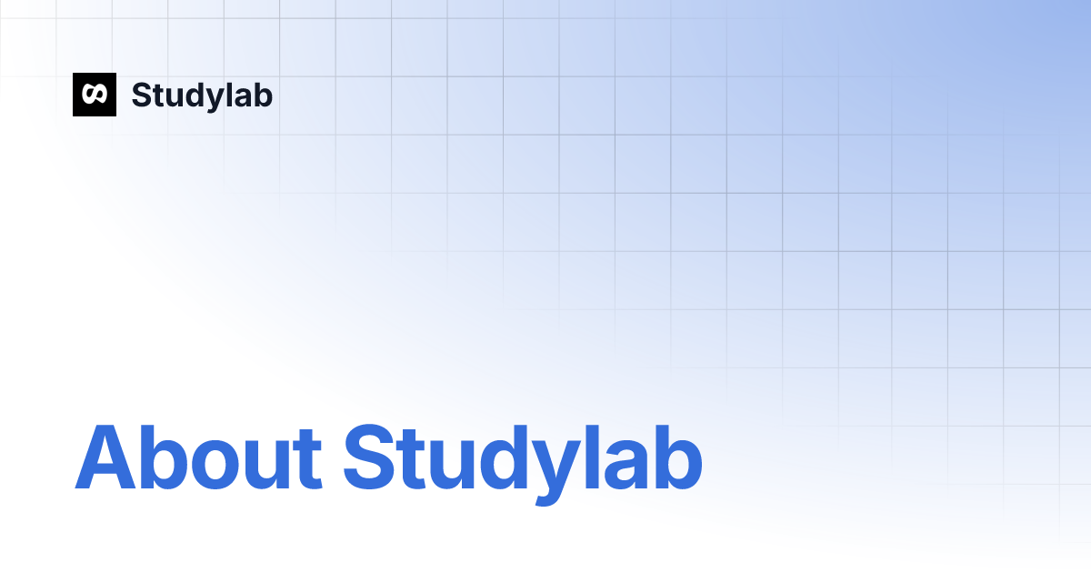 About Studylab | Studylab